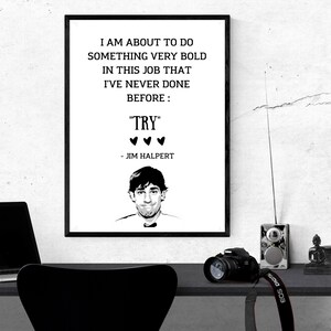 Jim Halpert Quotes / the Office TV Show Printable/ (Download Now) - Etsy