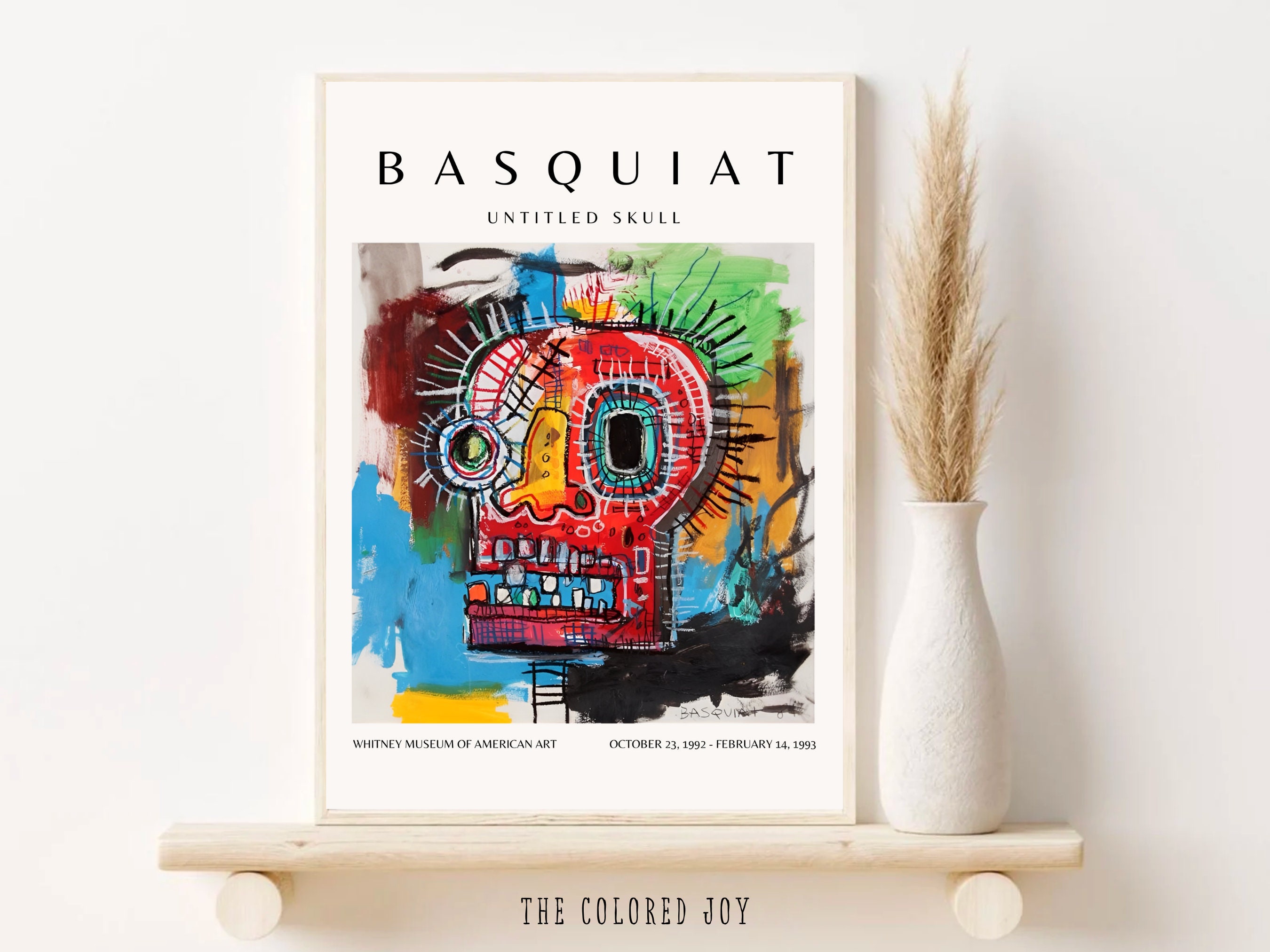 Basquiat Graffiti Skull