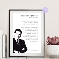 Michael Scott Quotes Wall Art/ the Office Show / the Office Michael ...