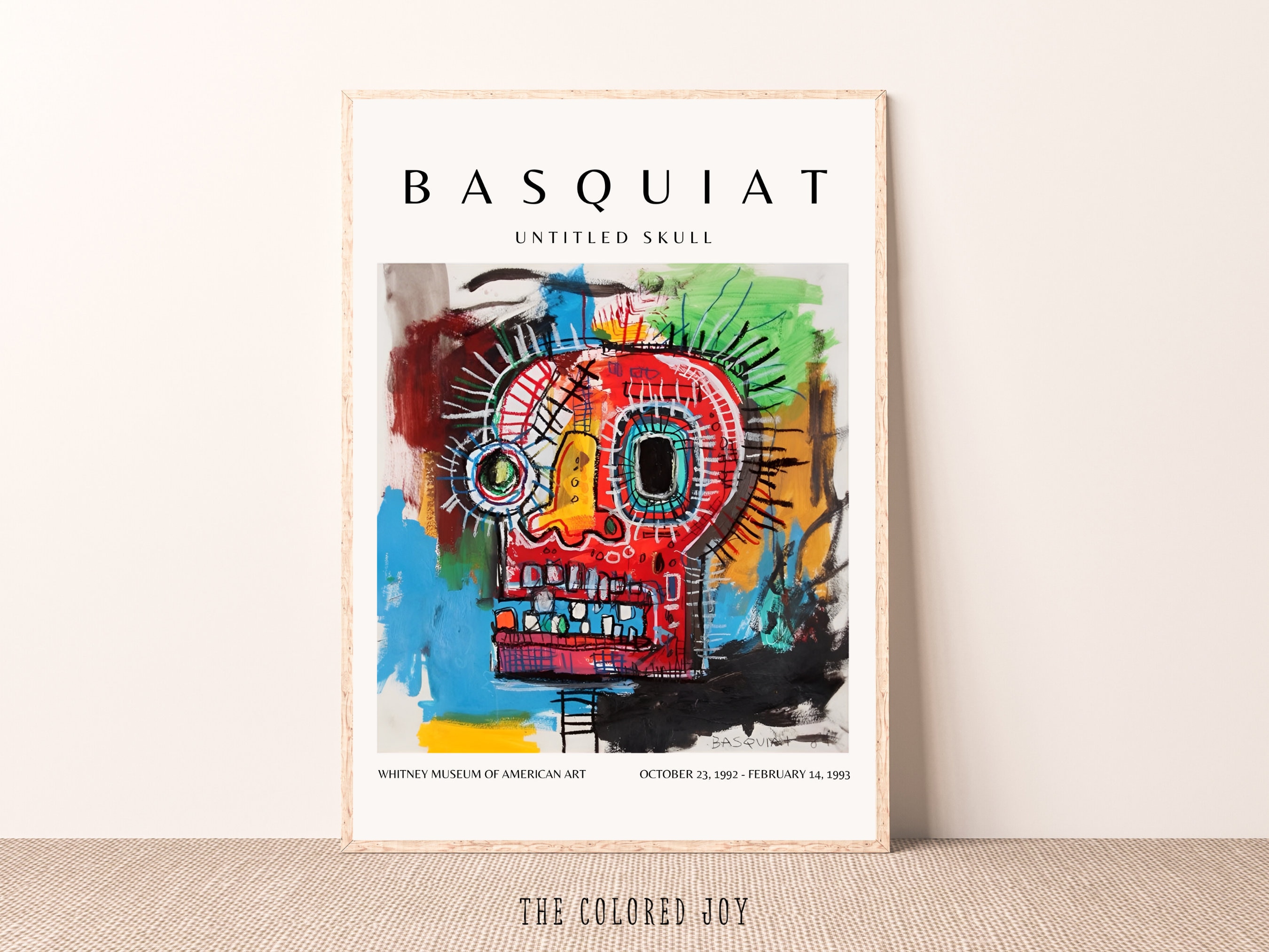 Untitled Skull : Jean-michel Basquiat Poster, Basquiat Poster Print ...