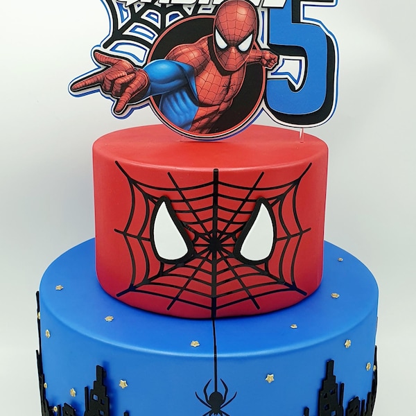 Spiderman Cake - Etsy