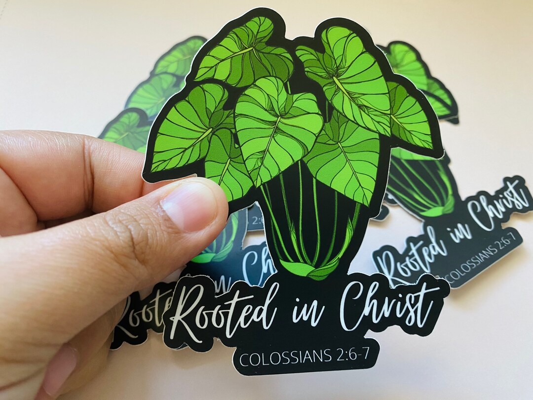 Rooted in Christ Sticker - Etsy
