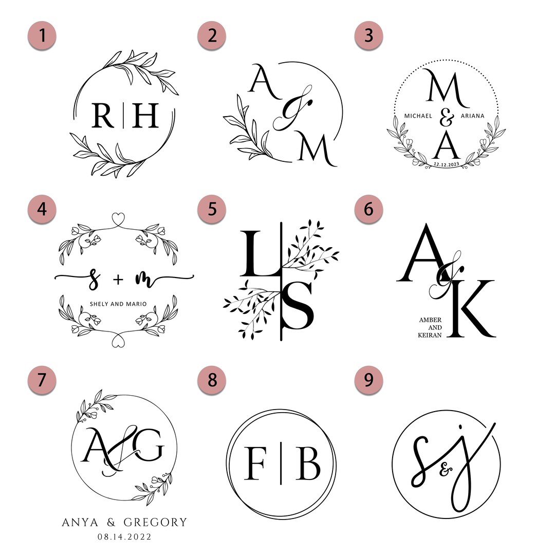 Chose Your Wedding Embosser, Personalized Wedding Embosser Stamp ...