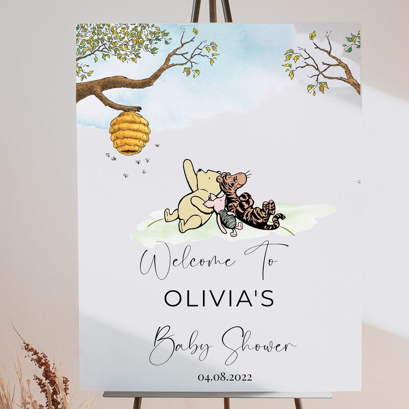 Winnie the Pooh Sign - Etsy