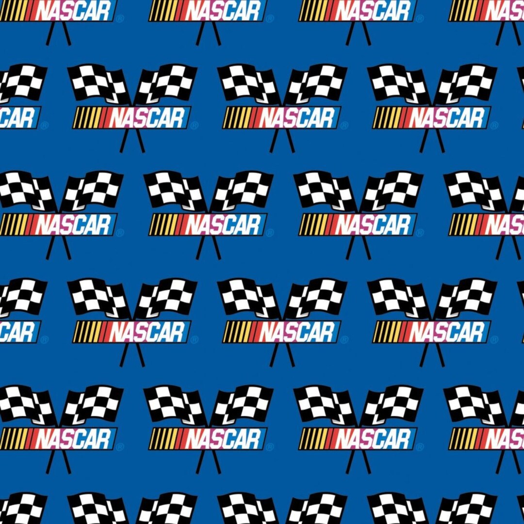 NASCAR - Checkered Flag - Fleece - 1/2 Metre - Etsy