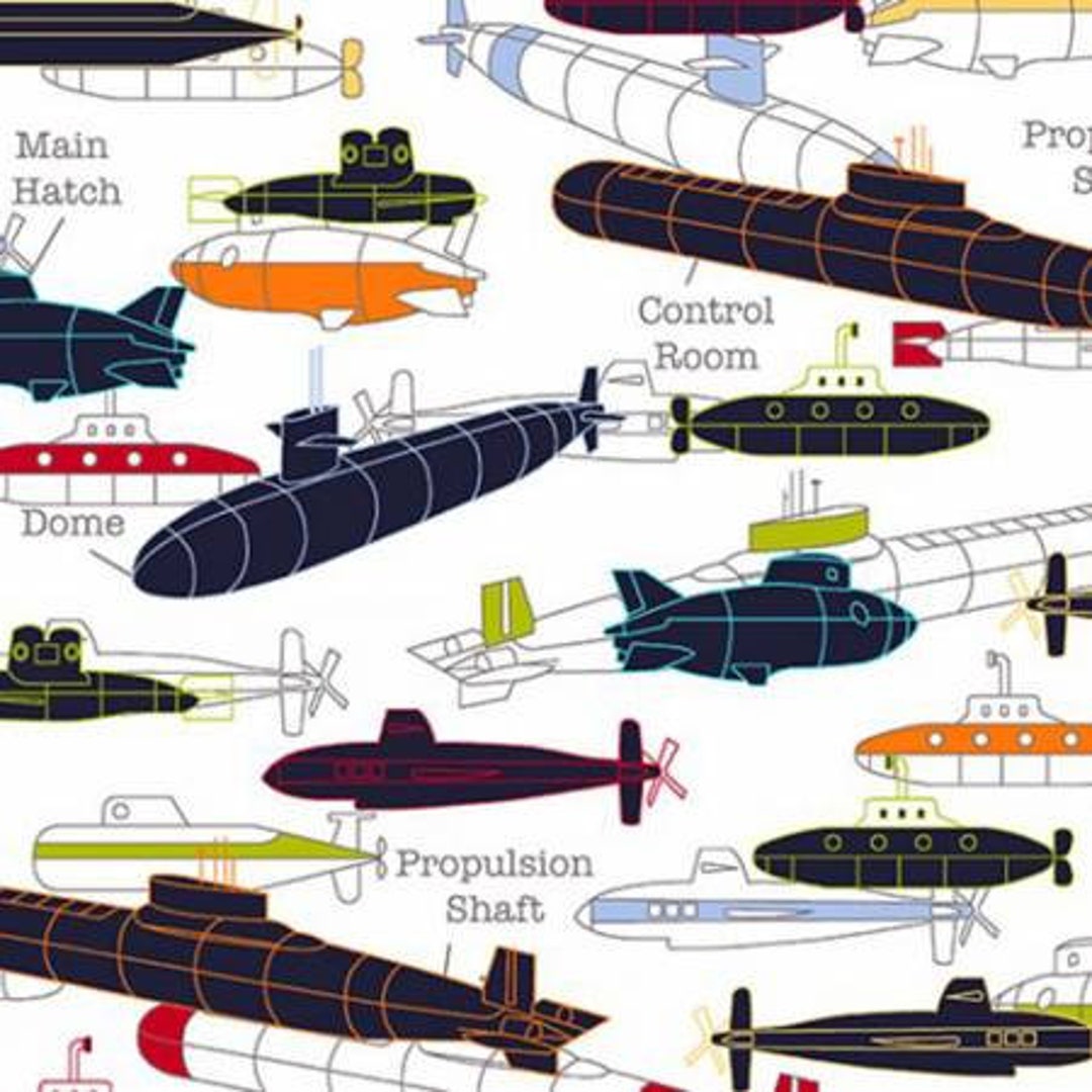 Submarine Cuddle 1/2 Metre - Etsy