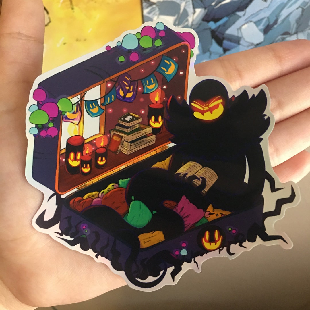 Holographic a Hat in Time Snatcher Sticker - Etsy