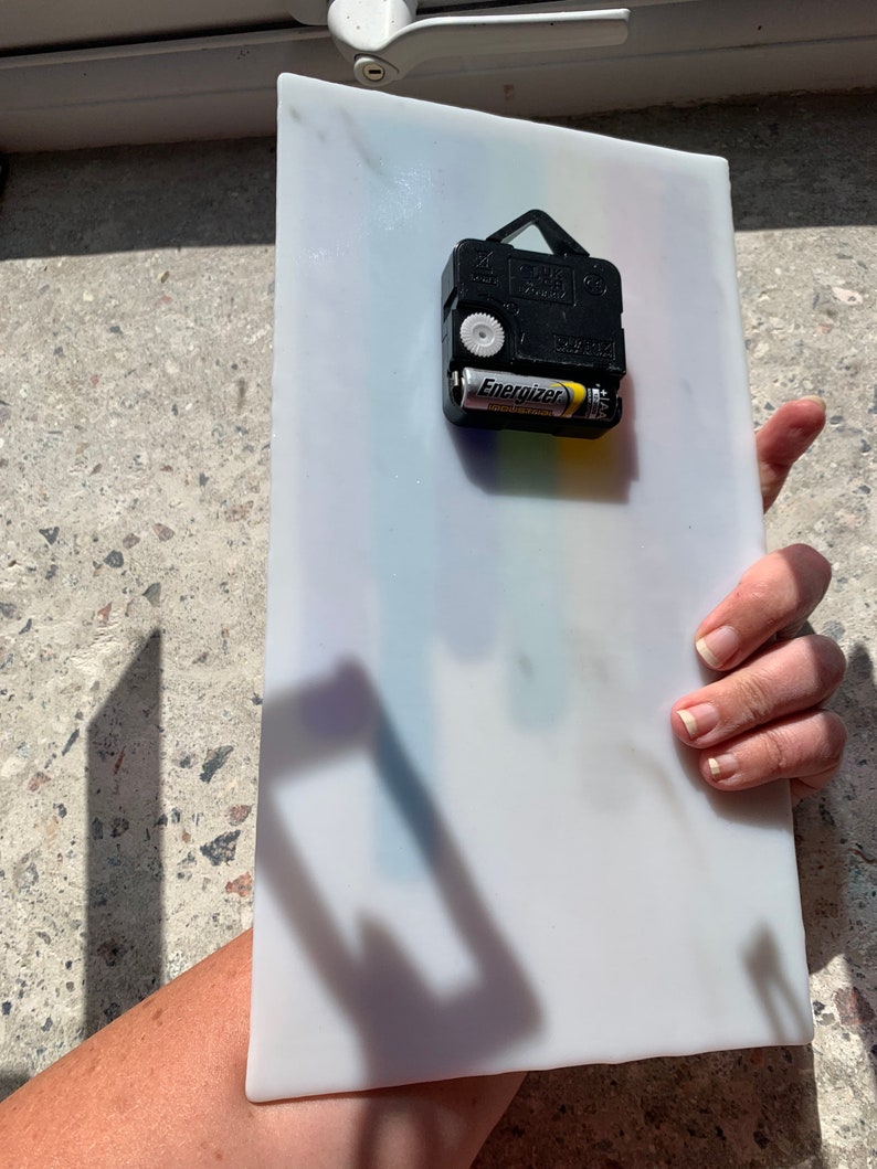 Large Rainbow Drip Clock - Etsy