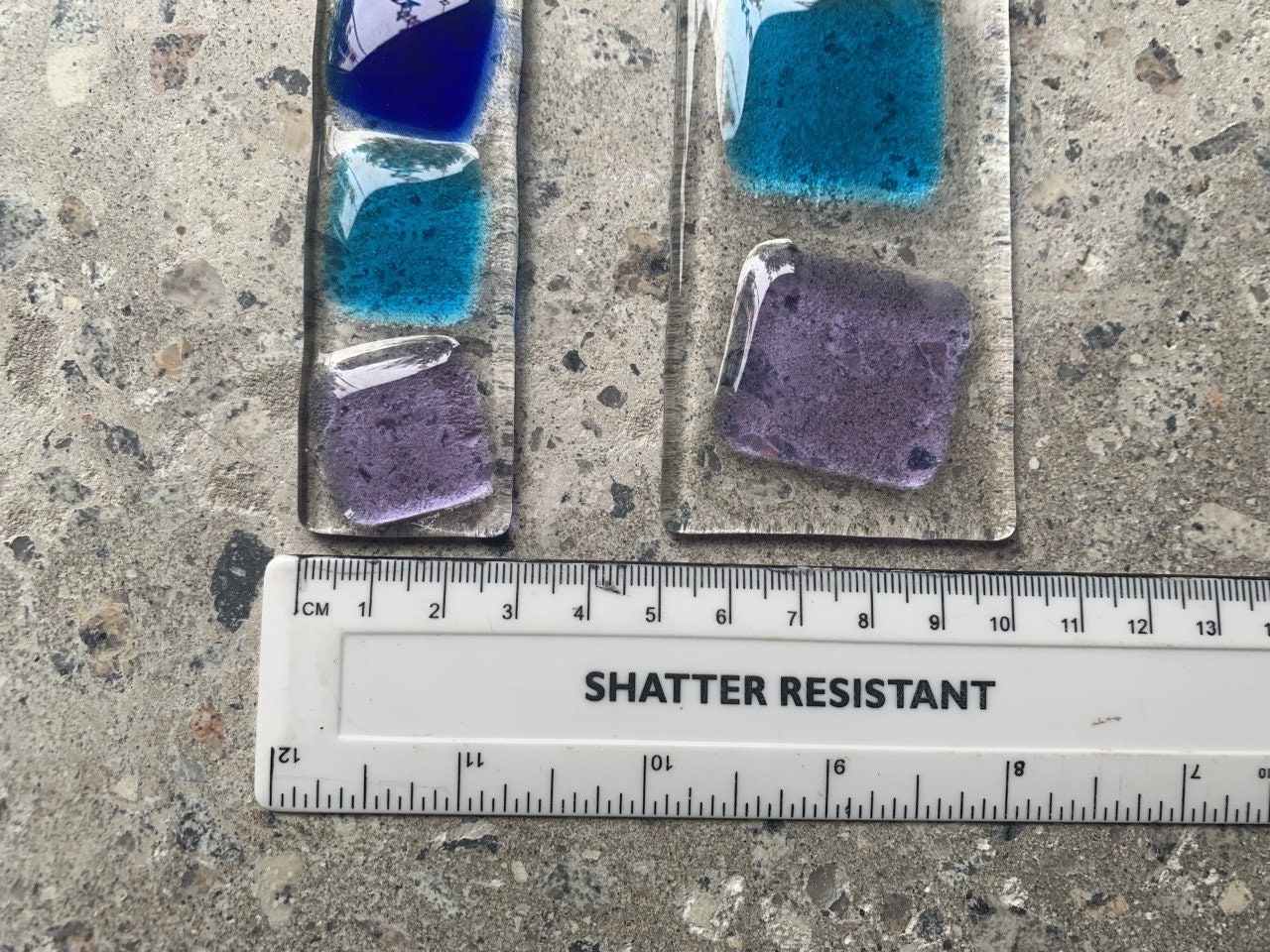 Fused Glass Rainbow Suncatcher (wish Stick) - Etsy