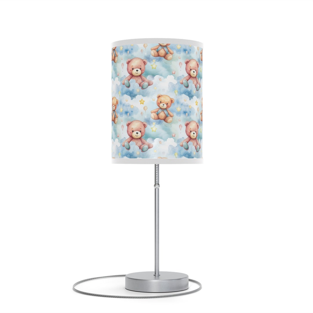 Woodland Lamp, Bear Lamp, Woodland Nursery Decor, Kids Room Lamp ...