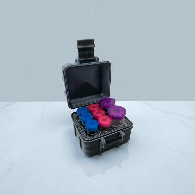 2-3ml Vial + 5ml Vial Mixed GLP1 Peptide Storage Box. Store Sema, Tirz ...