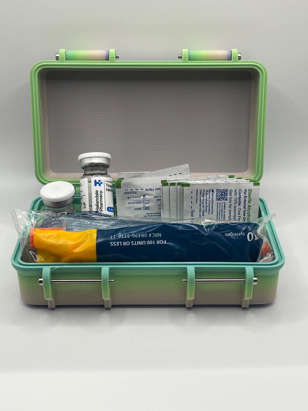 Medicine Travel Case, Peptide Storage Case, Peptide Box, Insulin ...
