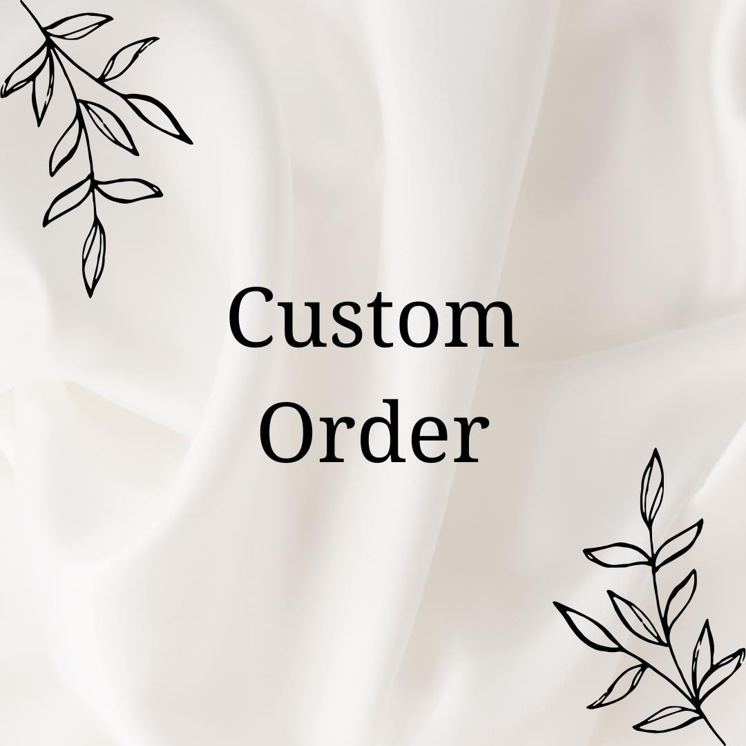 Custom Dress Order: Contact for Pricing - Etsy UK