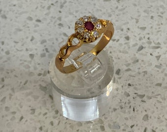 Pre Owned Ruby Ring - Etsy