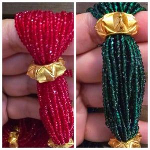 Women's Nepali Naugedi Hydro Pote(red/green) - Etsy