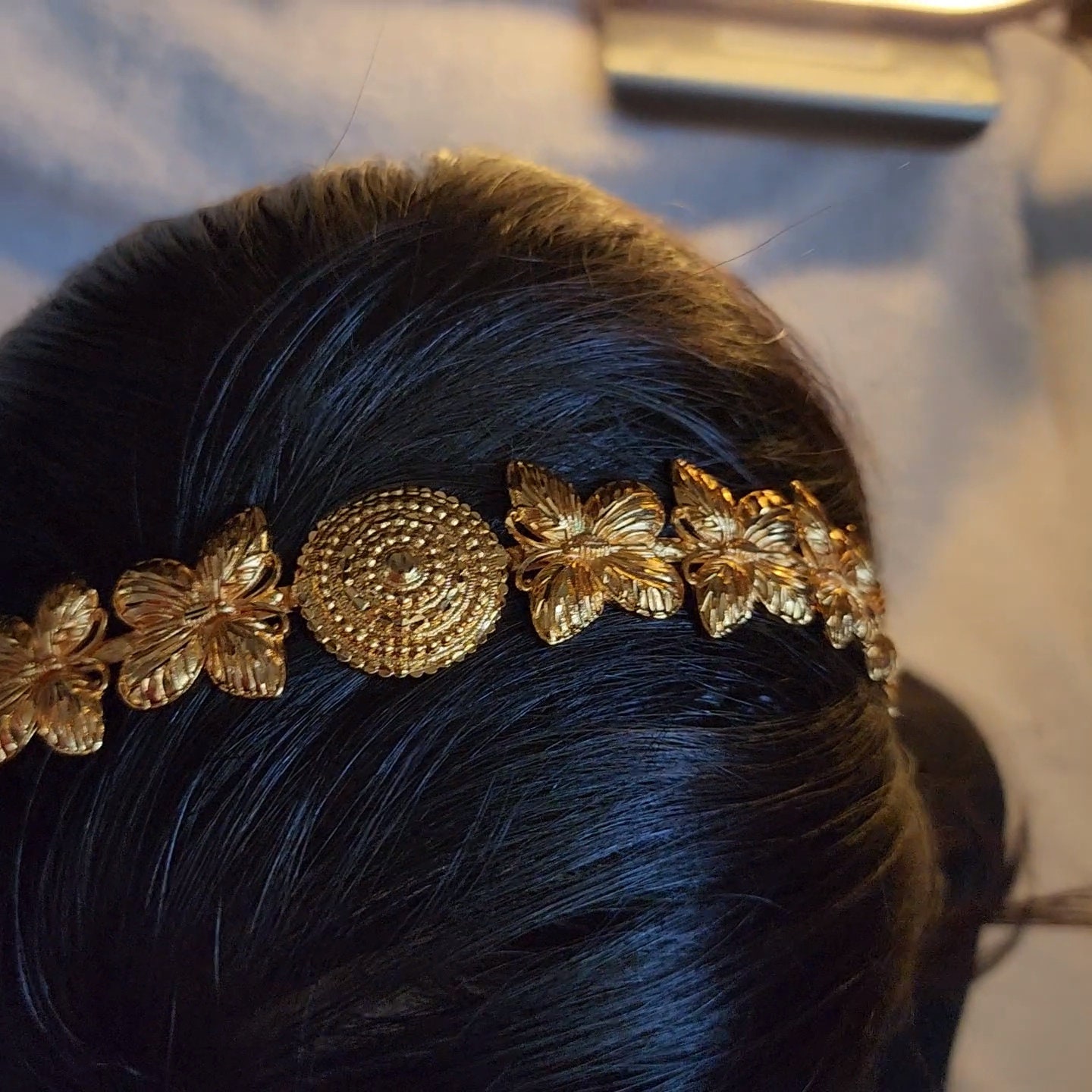Nepali Traditional Gold Plated Headband, Golden Tiara - Etsy
