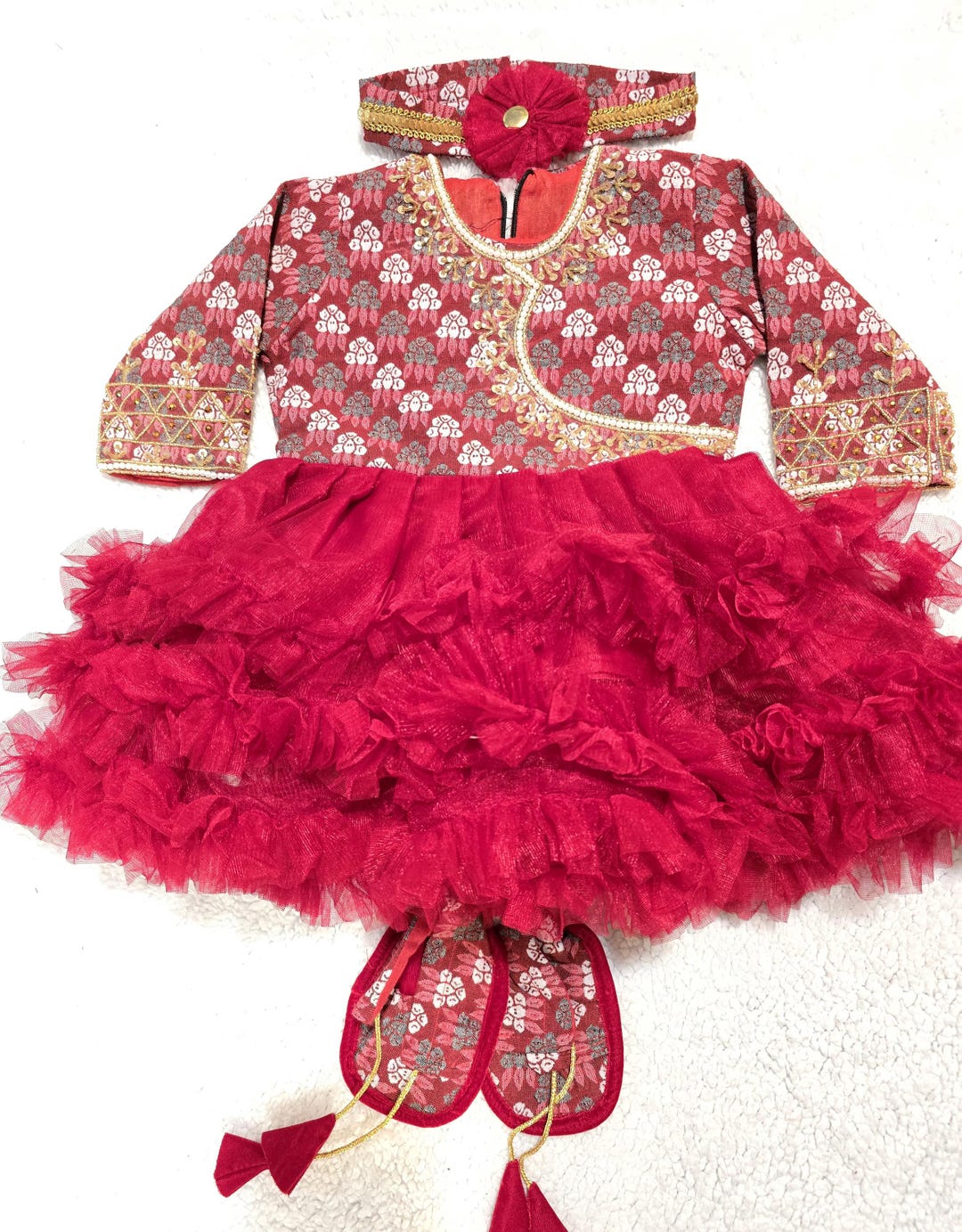 Nepali Pasni Dress for Baby Girl/baby Weaning Ceremony /rice Feeding ...