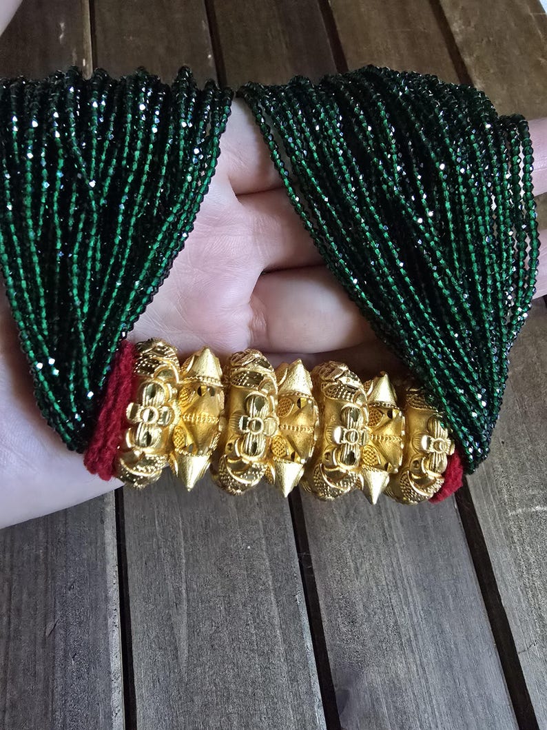 Women's Nepali Maili Tilhari Hydro Pote(red/green/yellow) - Etsy