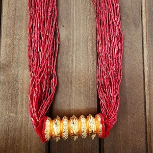 Women's Nepali Maili Tilhari Pote(red/green/yellow) - Etsy