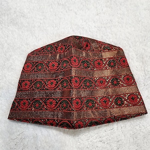 Nepali Dhaka Topi - Palpali Dhaka Topi With Signature Pin Nepal and ...