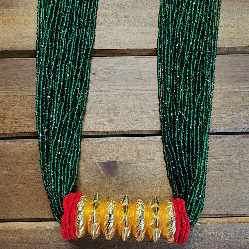 Women's Nepali Maili Tilhari Hydro Potered/green/yellow - Etsy