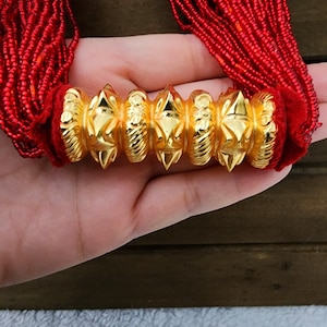 Women's Nepali Maili Tilhari Pote(red/green/yellow) - Etsy