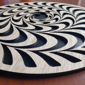 3D Layered Spiral Wall Art, Layered Mandala, Wall Decor, Bohemian Wall ...