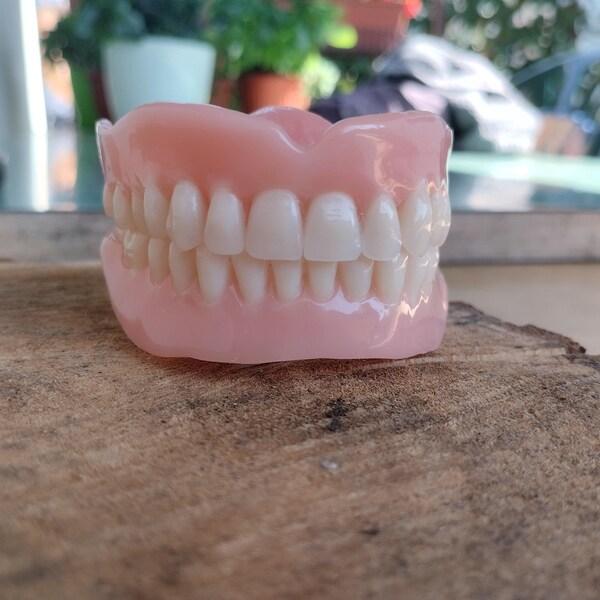 Upper and Lower Dentures - Etsy