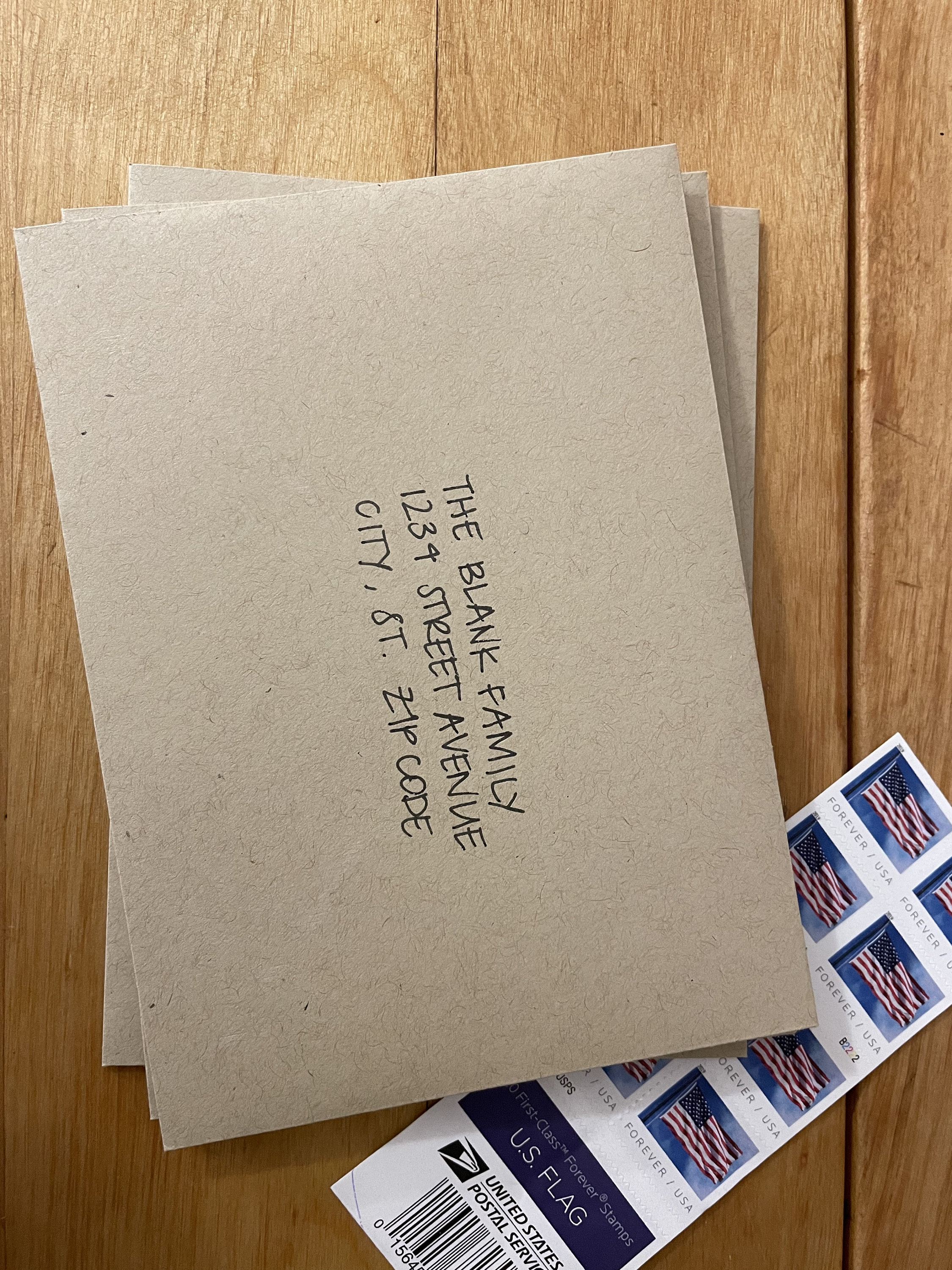 6pk Handwritten Envelopes (custom) - Etsy