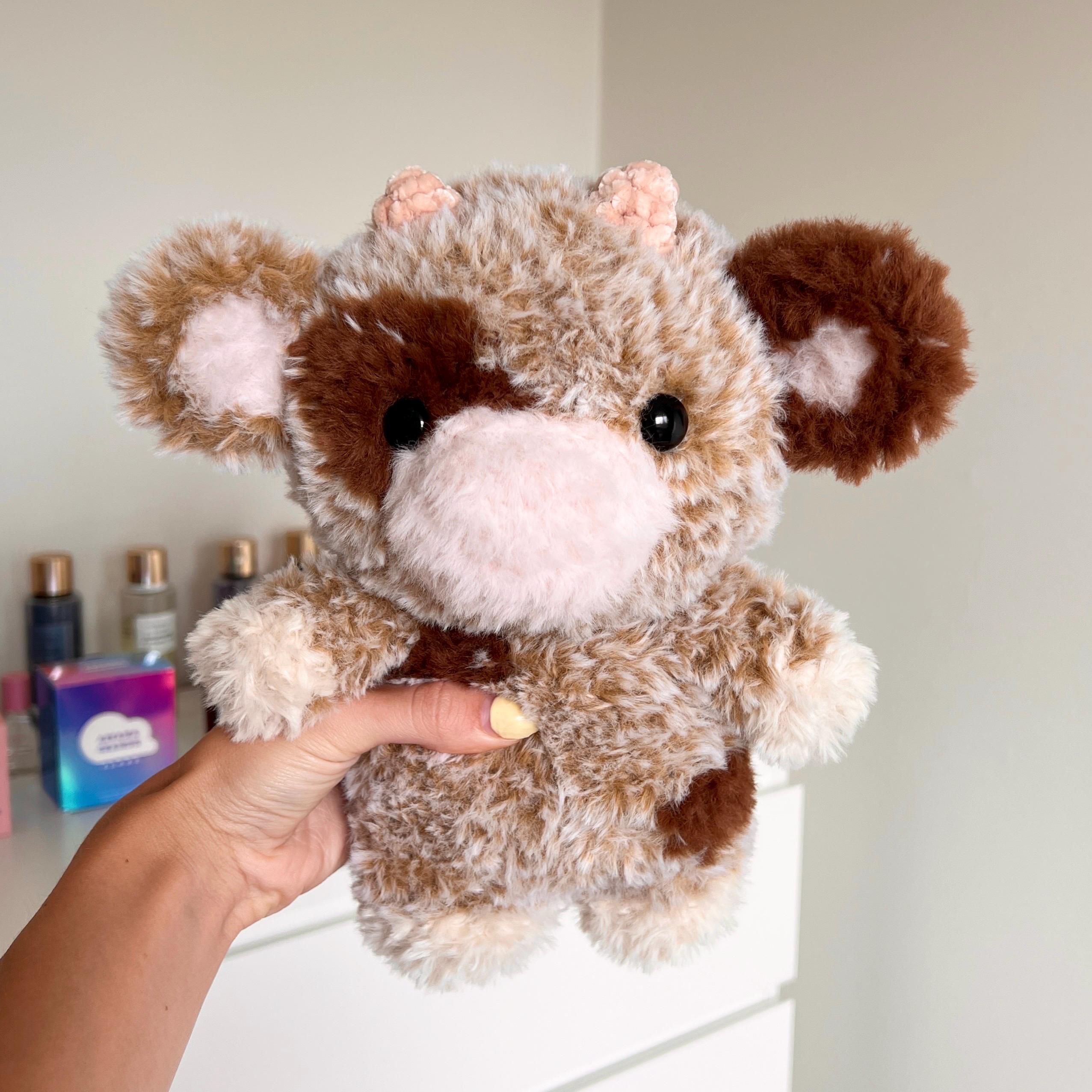 Crochet Pattern - Fluffy Cow - Etsy