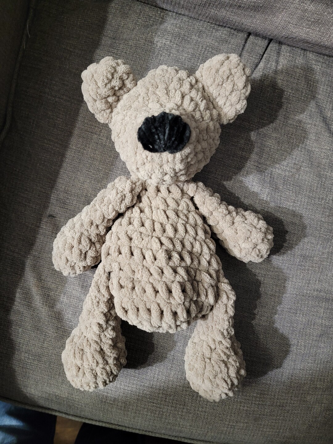 Teddy Bear Snuggie, Crocheted Bear, Stuffed Animal, Handmade Amigurumi ...