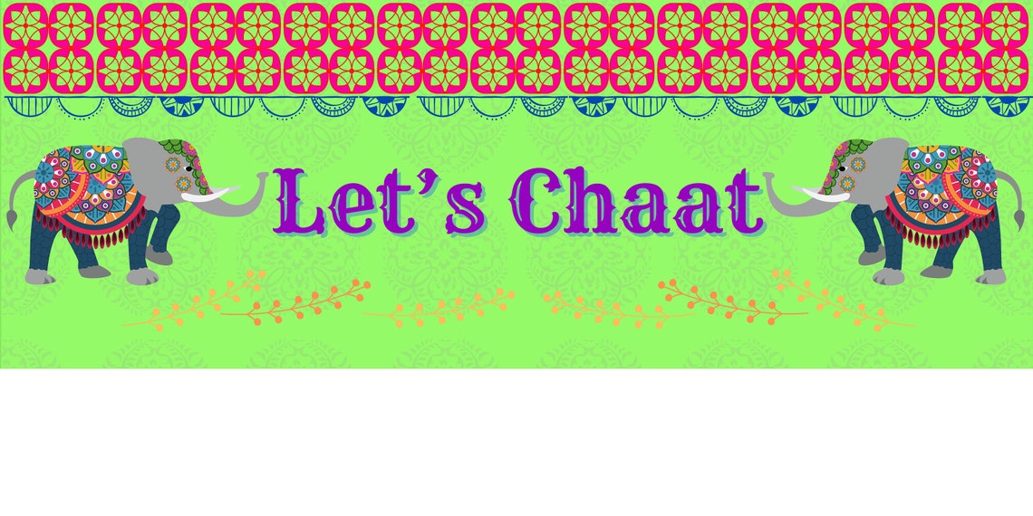 Food Sign let's Chaat Sign. AKA - Etsy