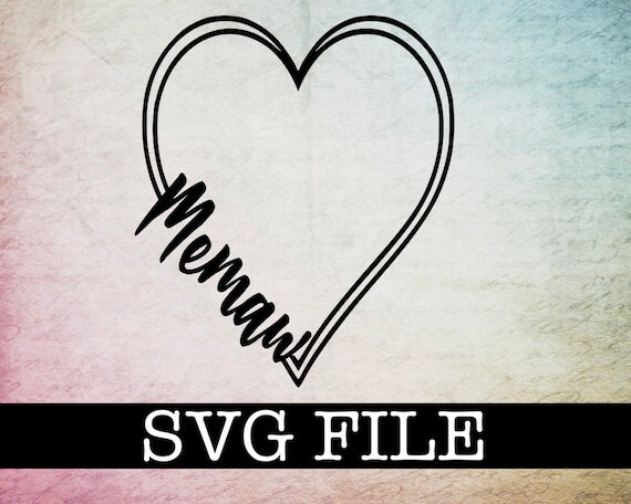 Memaw SVG - Etsy