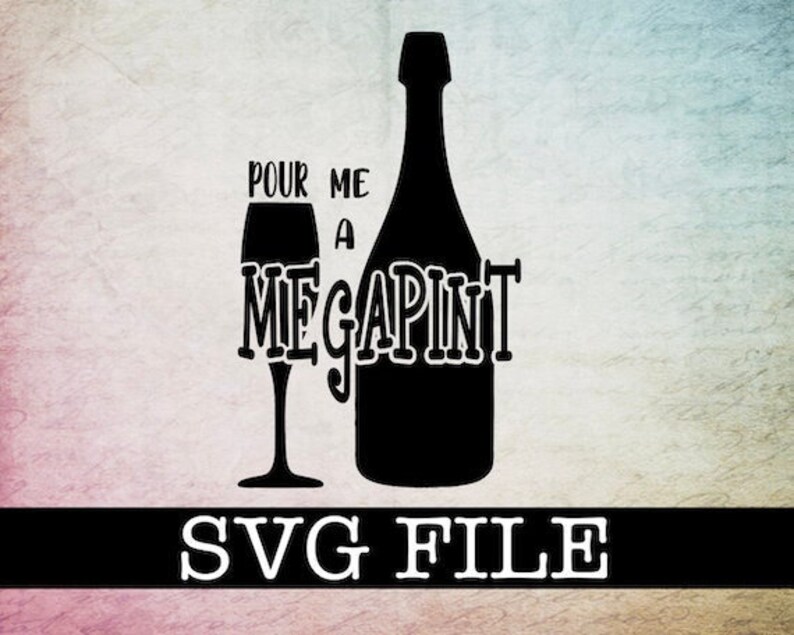 Megapint Wine SVG - Etsy