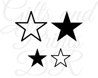 Solid Stars Decal - Etsy