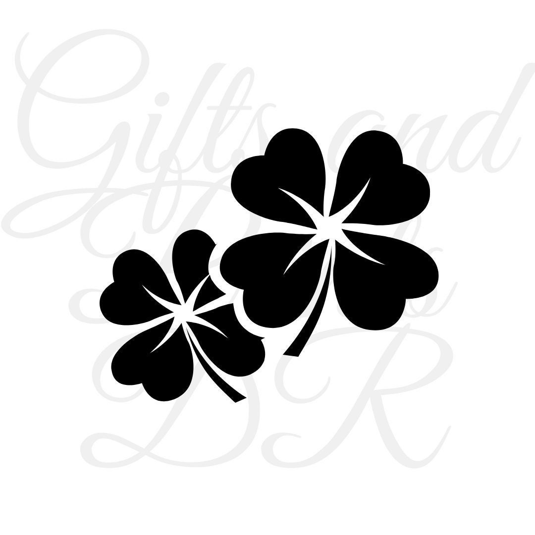 Lucky Clover Leaf Decal Lucky Sticker Clover Leaf Sticker - Etsy