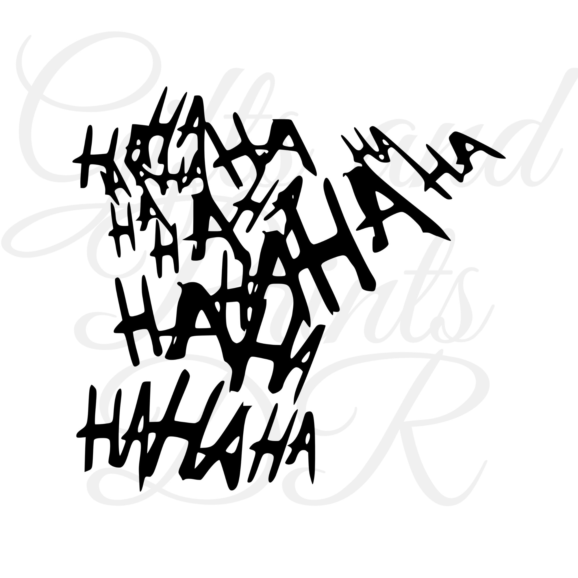 Joker Hahaha Font