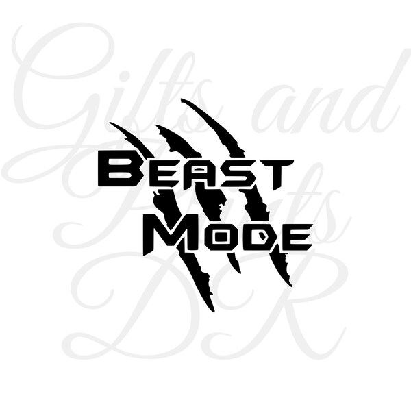 Beast Mode Decal - Etsy