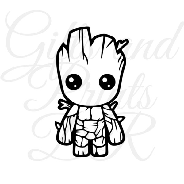 Baby Groot Decals - Etsy