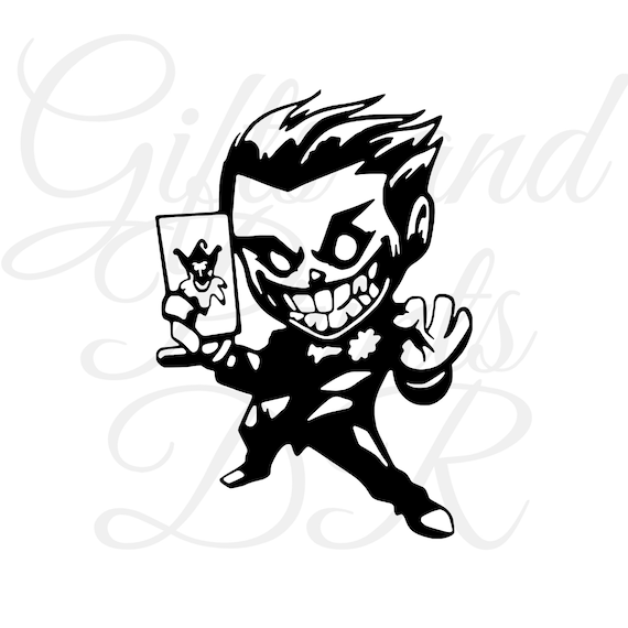 Joker Car Sticker Joker Decal Smiling Joker Decal - Etsy