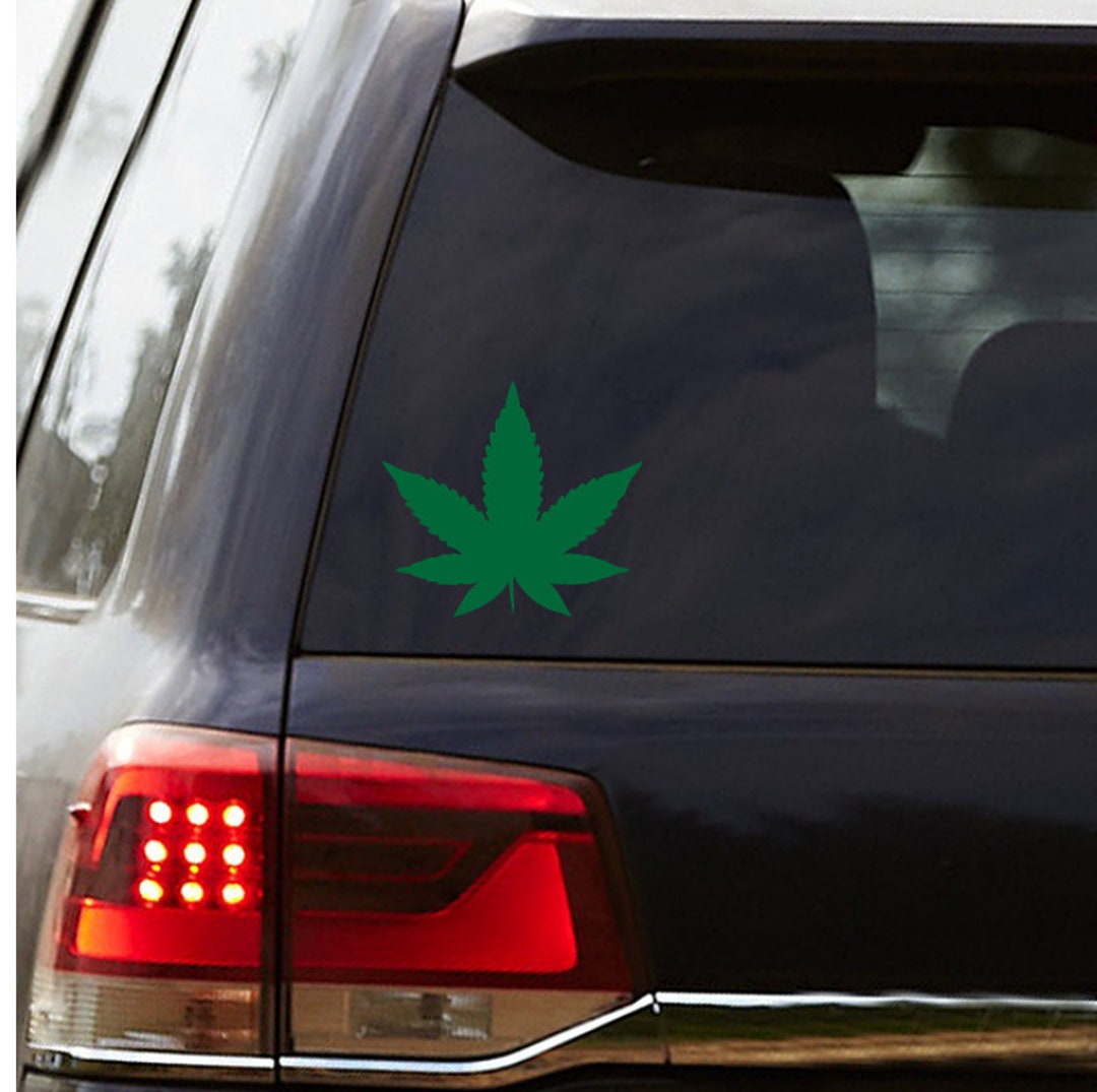 Weed Leaf Vehicle Decal. Pot Leaf Decal. 420 Leaf Sticker. - Etsy Canada