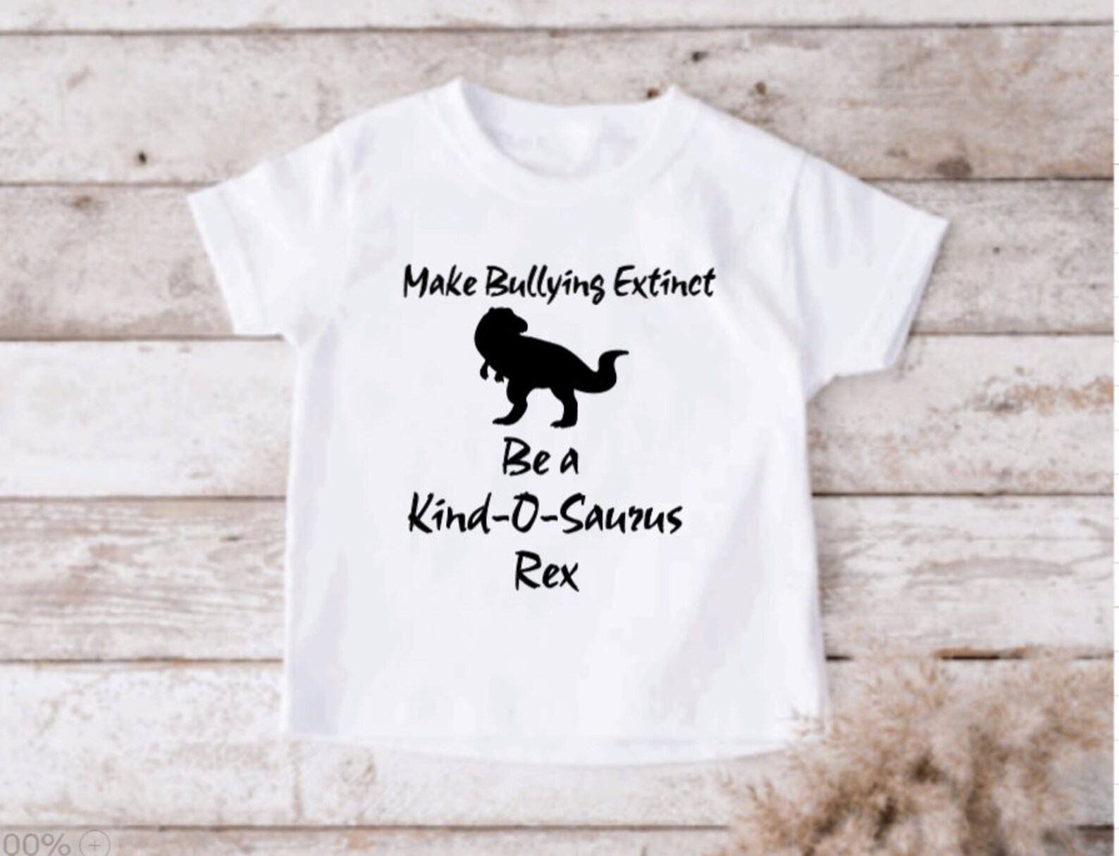 Make Bullying Extinct Be a Kind-o-saurus Rex Antibullying Day Shirt ...
