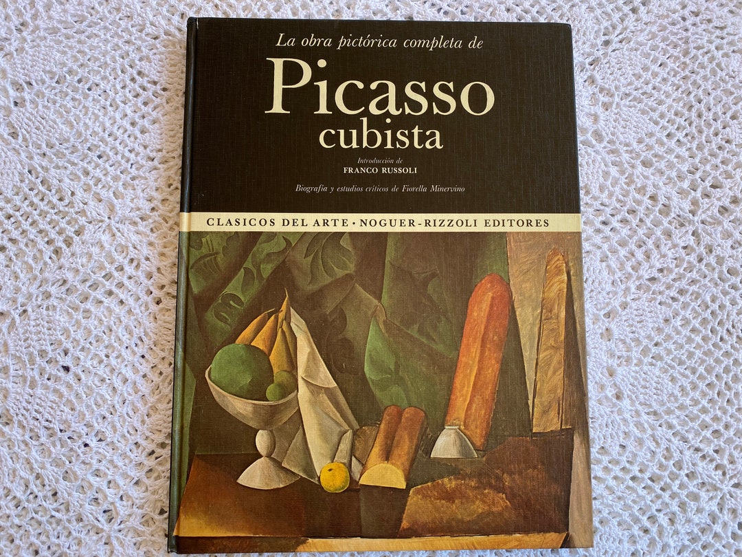 Vintage Picasso Cubista Art Book Hardcover Book in Spanish Pablo Ruiz ...