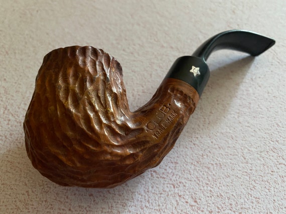 Vintage Tobacco Smoking Pipe Wood Carved Club Trade Mark Pipe - Etsy