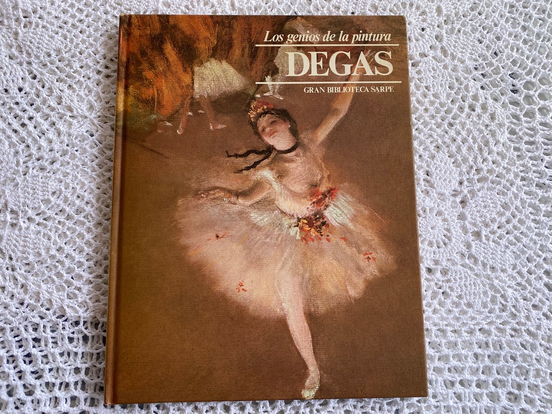 Vintage Degas Art Book Hardcover Book in Spanish Edgar Degas - Etsy