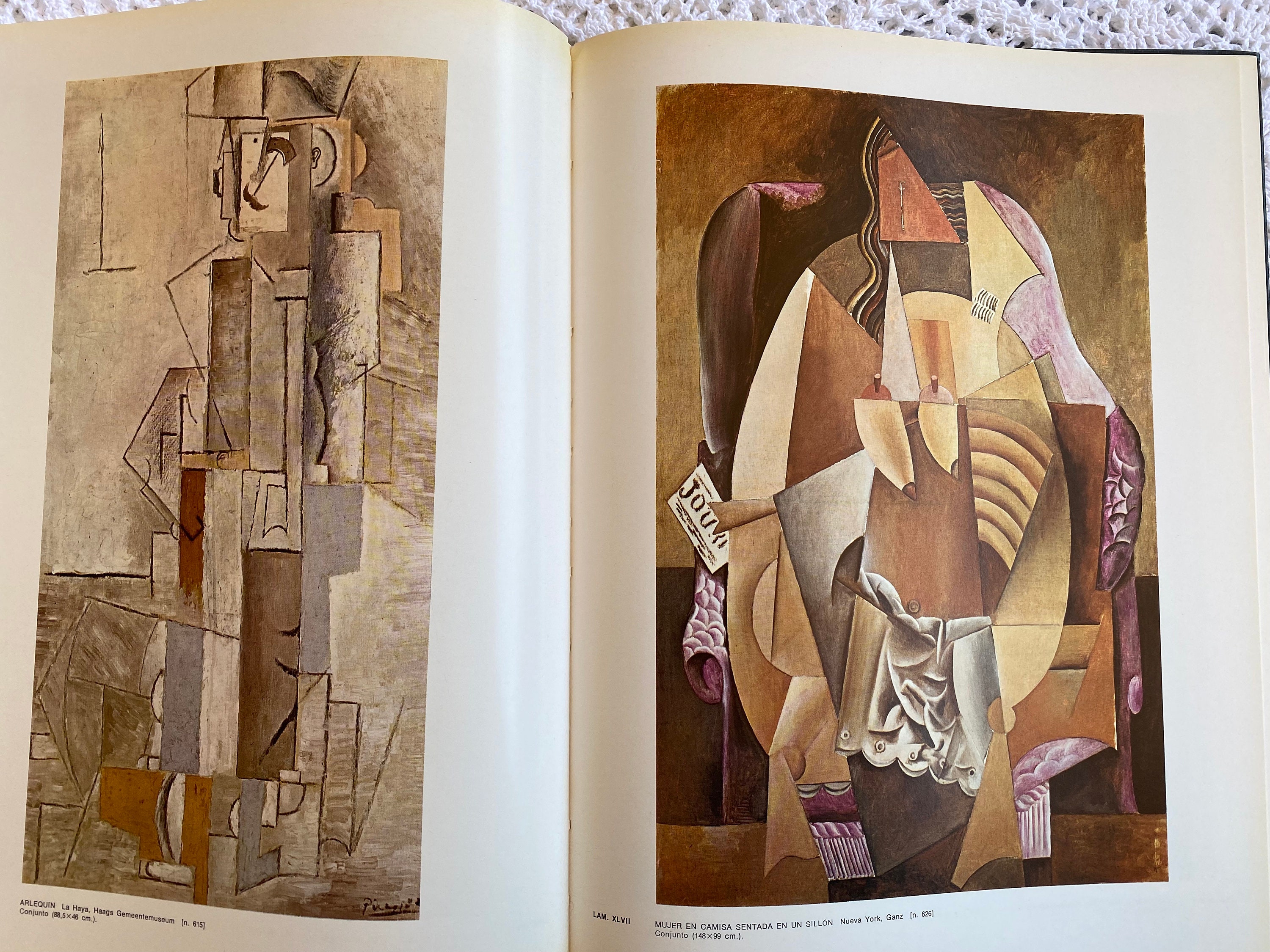 Vintage Picasso Cubista Art Book Hardcover Book in Spanish Pablo Ruiz ...