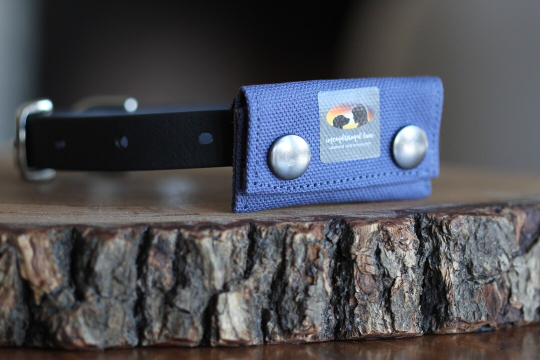 Dog Collar Pouches With Crystal and Tag Silencer/security Feature -XS ...