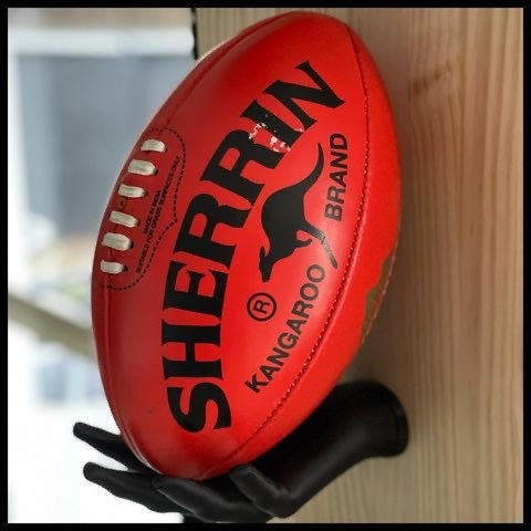 AFL Footy Ball Holder Football - Etsy Australia