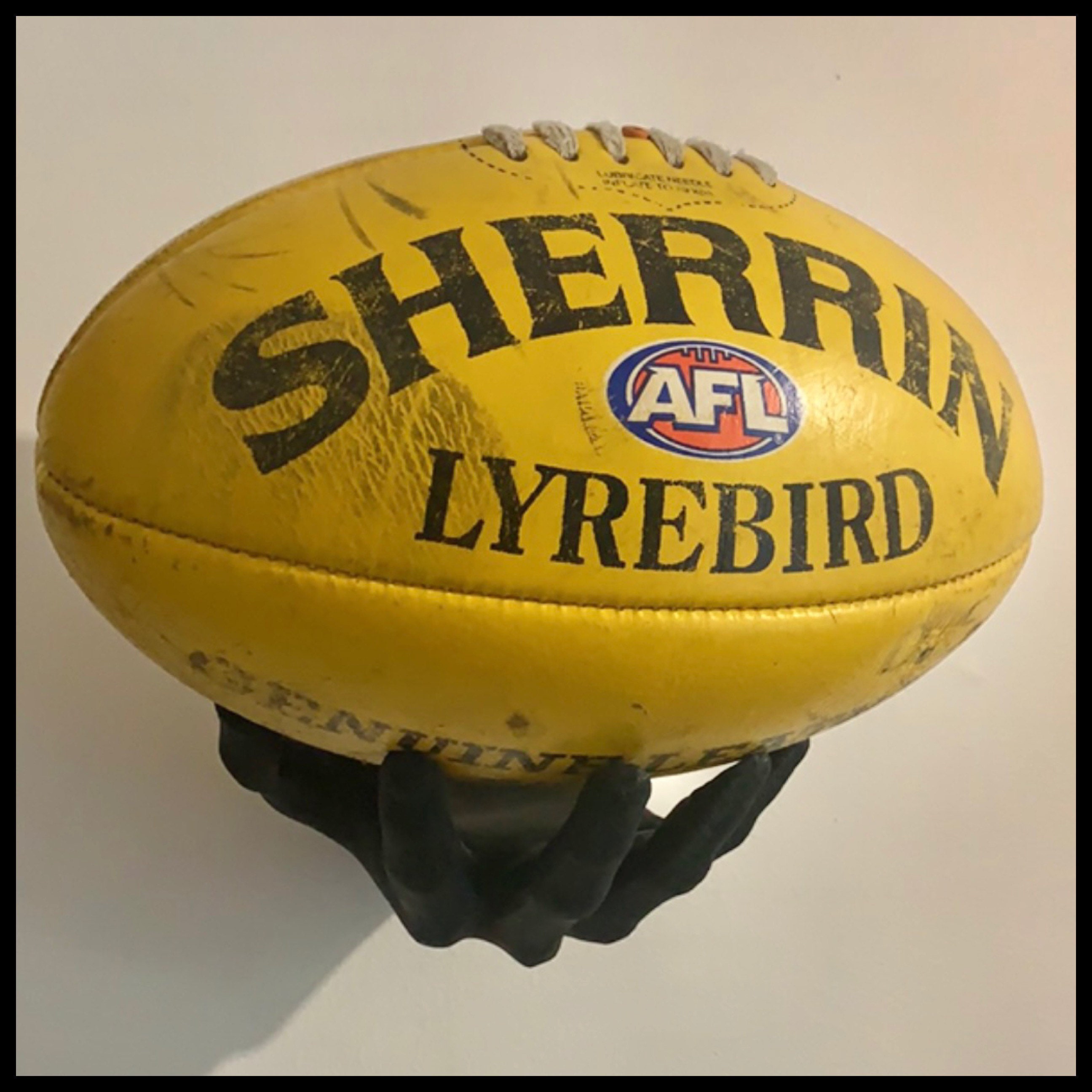 AFL Footy Ball Holder Football - Etsy Australia