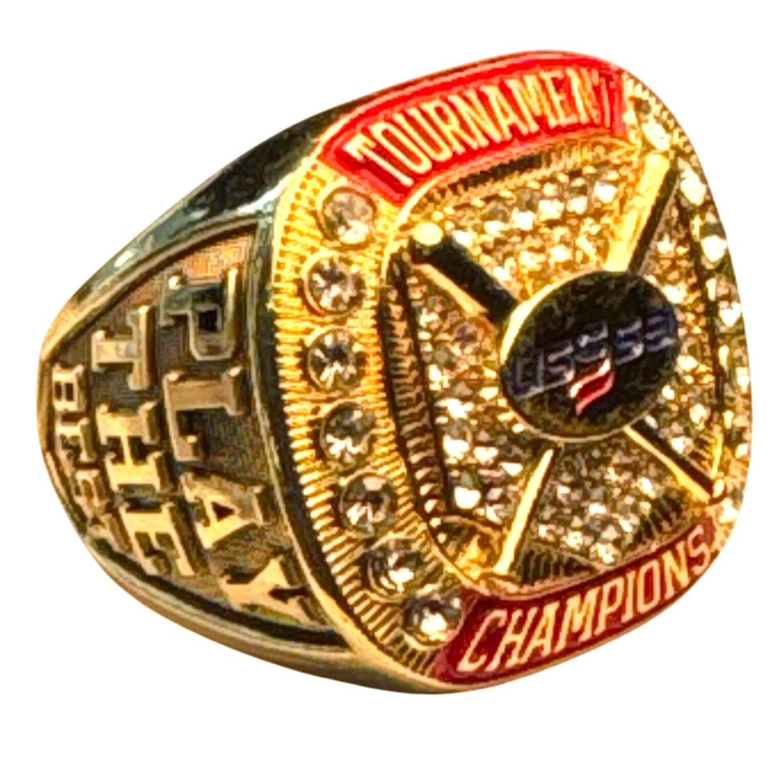 Baseball USSSA Tournament Champions Ring Size 15 Play Bat Ball - Etsy